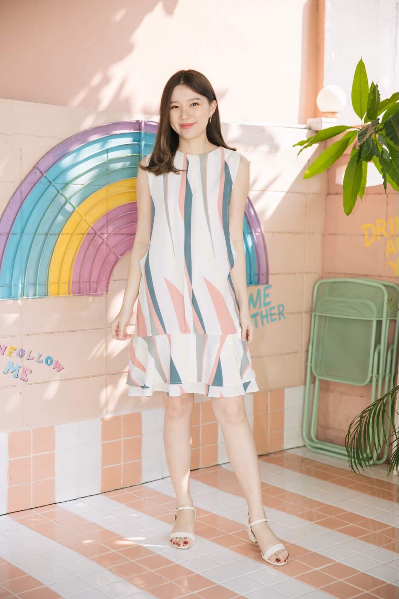 Mommade-เดรสให้นม ชุดให้นม Pastel Layer Dress - ชุดให้นมmommadeshop - ThaiPick