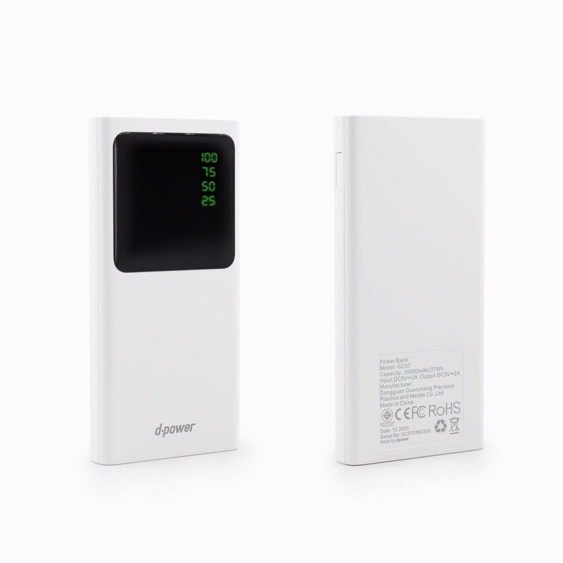 Dpower GC57 Power bank 10,000 mAh (มอก.2879-2560) - PP8350 - ThaiPick