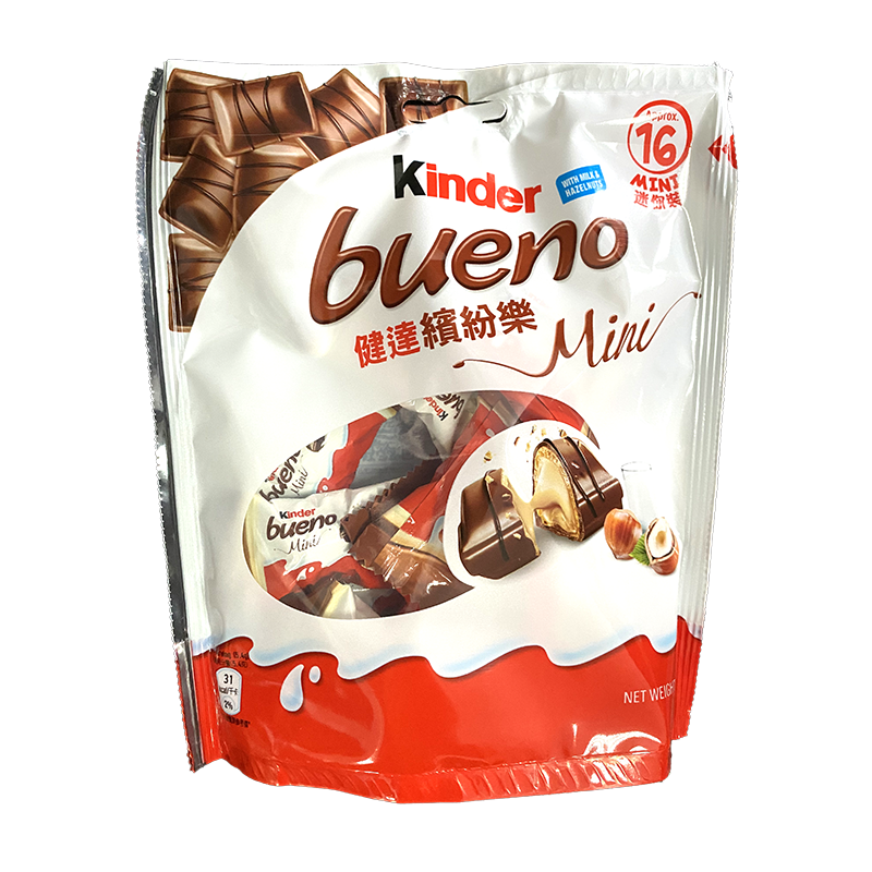 kinder bueno mini 16 คินเดอร์บูเอโน่มินิ เวเฟอร์สอดไส้ครีมนมและเฮเซลนัท ...