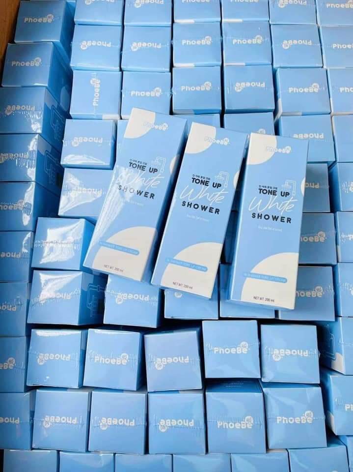 ใหม่ PhoeBe Tone Up White Shower ครีมอาบเปลี่ยนสีผิวทั้งขาวทั้งหอมเนื้อ ...