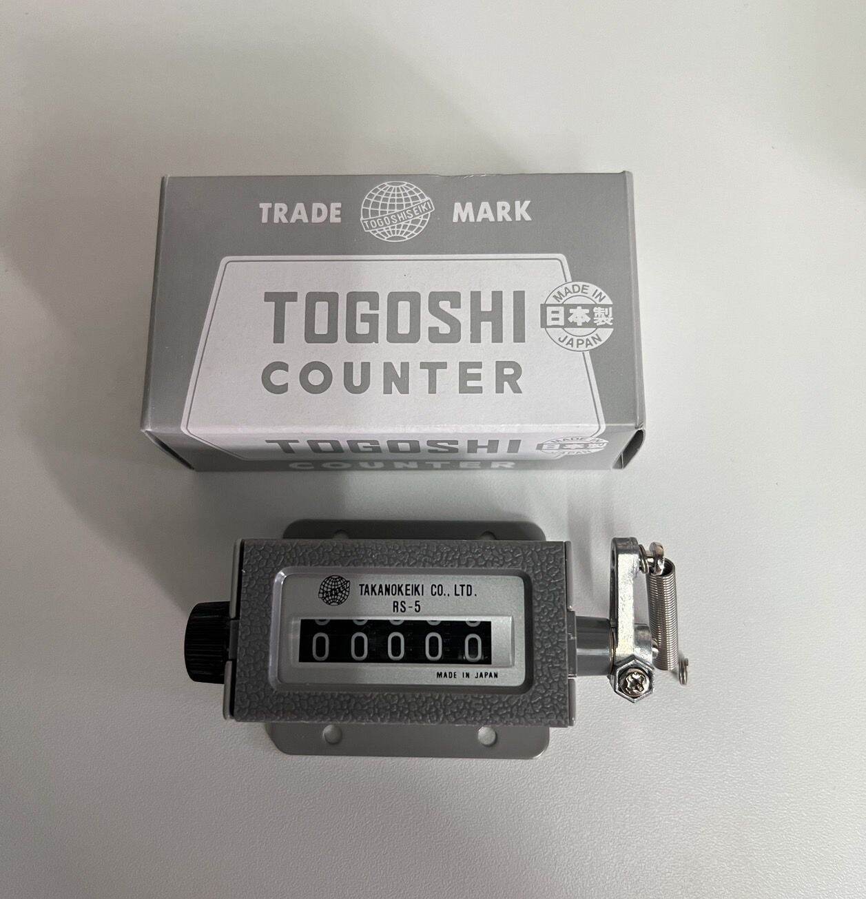 TOGOSHI RS-5 TAKANOKEIKI made inJapan Counter เครื่องนับจำนวนแบบคันโยก ...