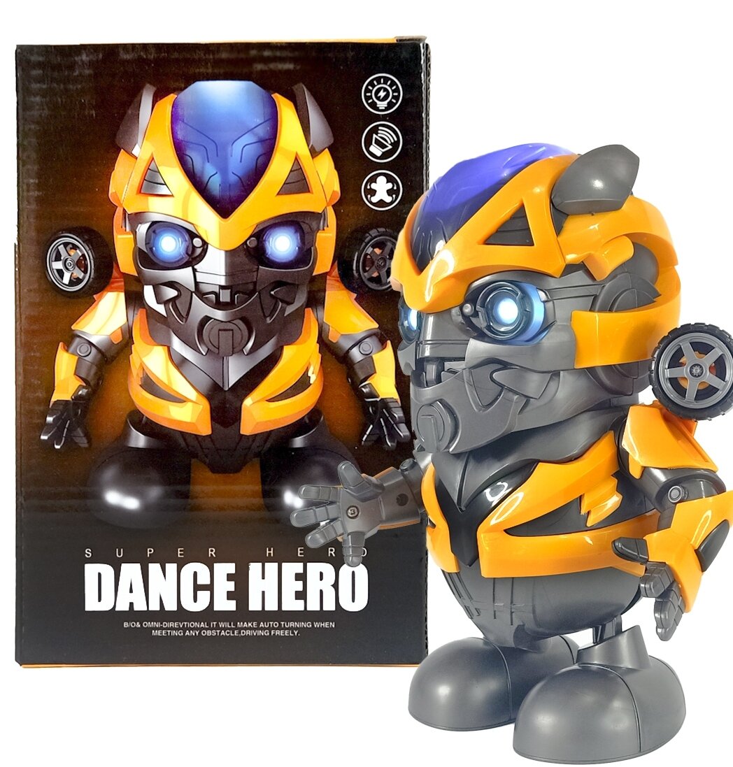 DANCE HERO บับเบิ้ลบีเต้นได้ ตุ๊กตาหุ่นยนต์เต้น ซุปเปอร์ฮีโร่เต้น มี ...