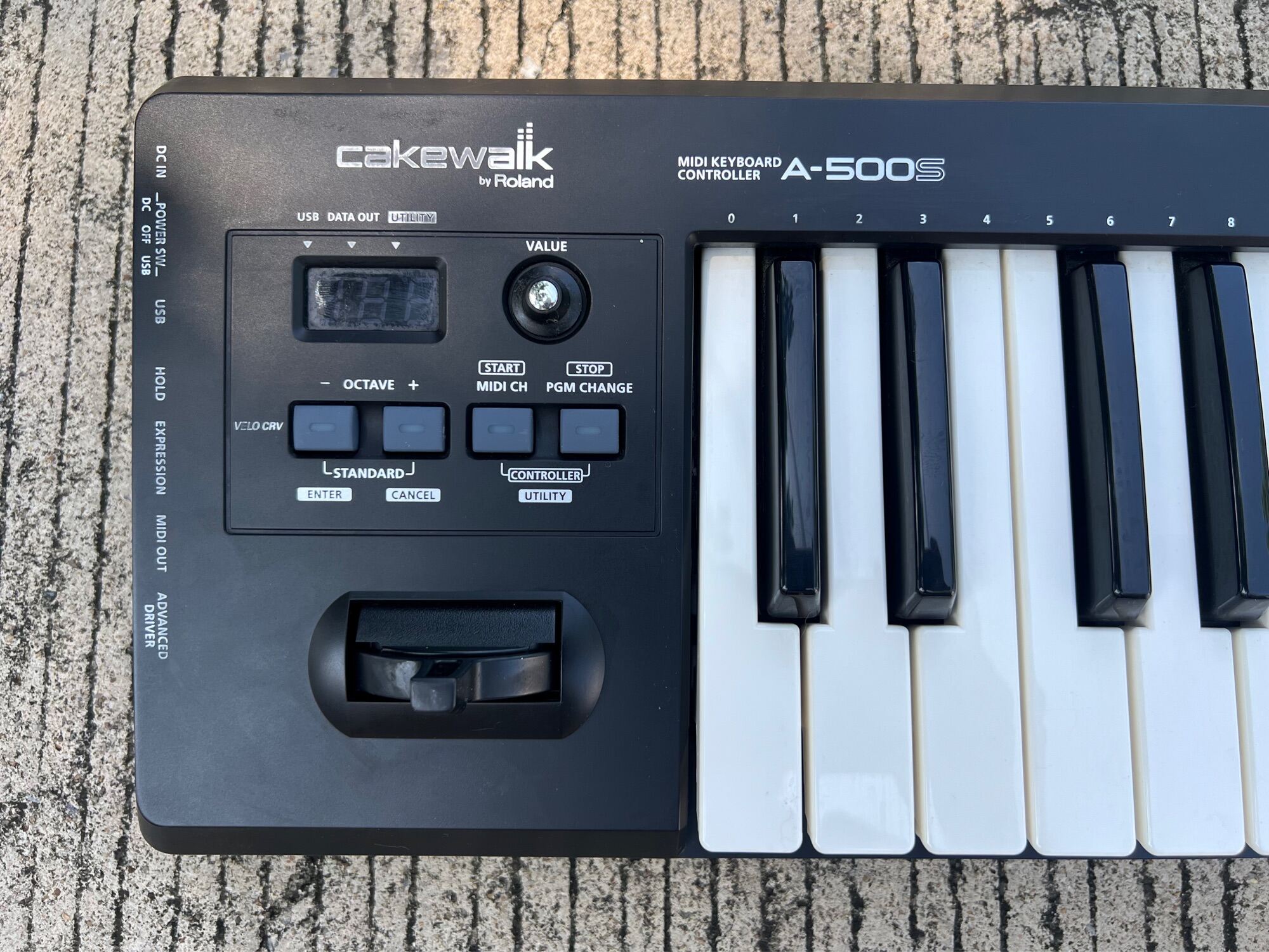 usb midi keyboard controller Roland Cakewalk รุ่น A-500S มือสอง ...