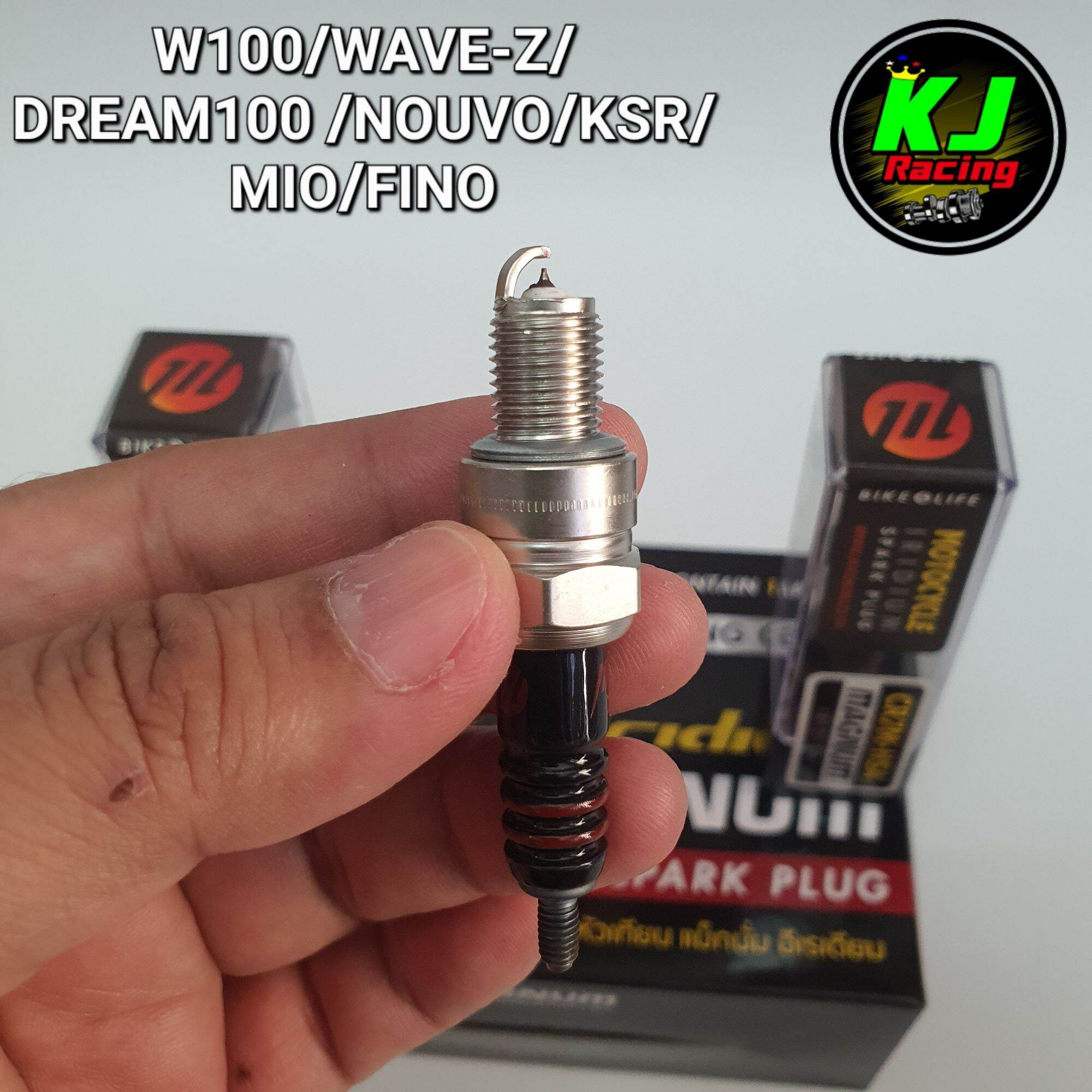 หัวเทียนเข็ม อีเรเดียม ใส่ Wave ยี่ห้อMAGNUM - KJ Racing Shop - ThaiPick