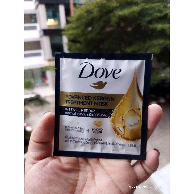 Dove Treatment Mask โดฟ ทรีทเม้นท์ มาส์ก แบบซอง | Lazada.co.th