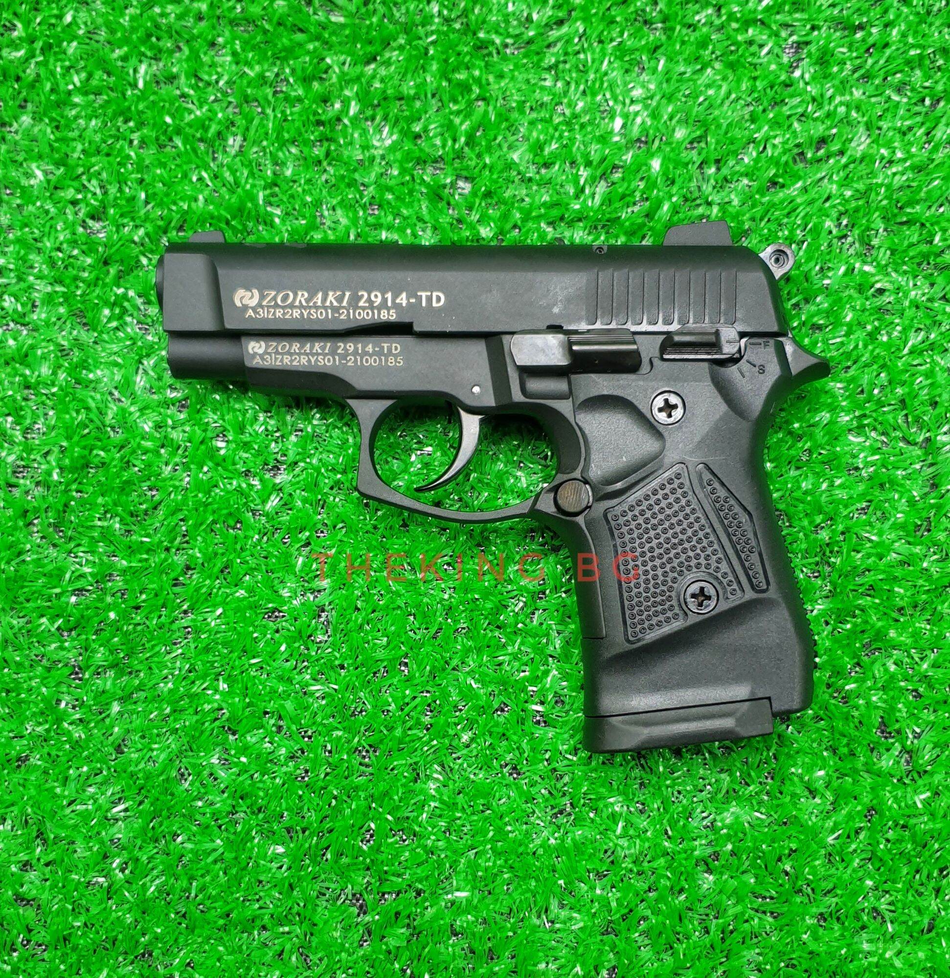 Blank zoraki 2914 สีดำ แถม10นัด 9mm/pak ใช้สำหรับให้เสียงสัญญาณปล่อยตัว ...