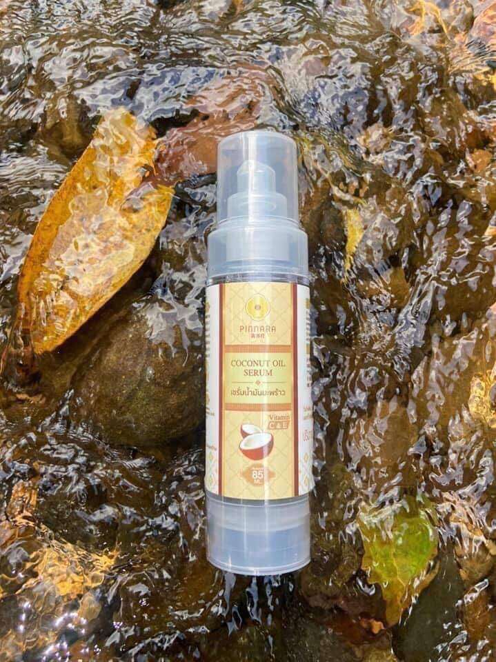 Pinnara coconut oil serum พิณนารา เซรั่มน้ำมันมะพร้าว 80 ml ของแท้ พิน ...