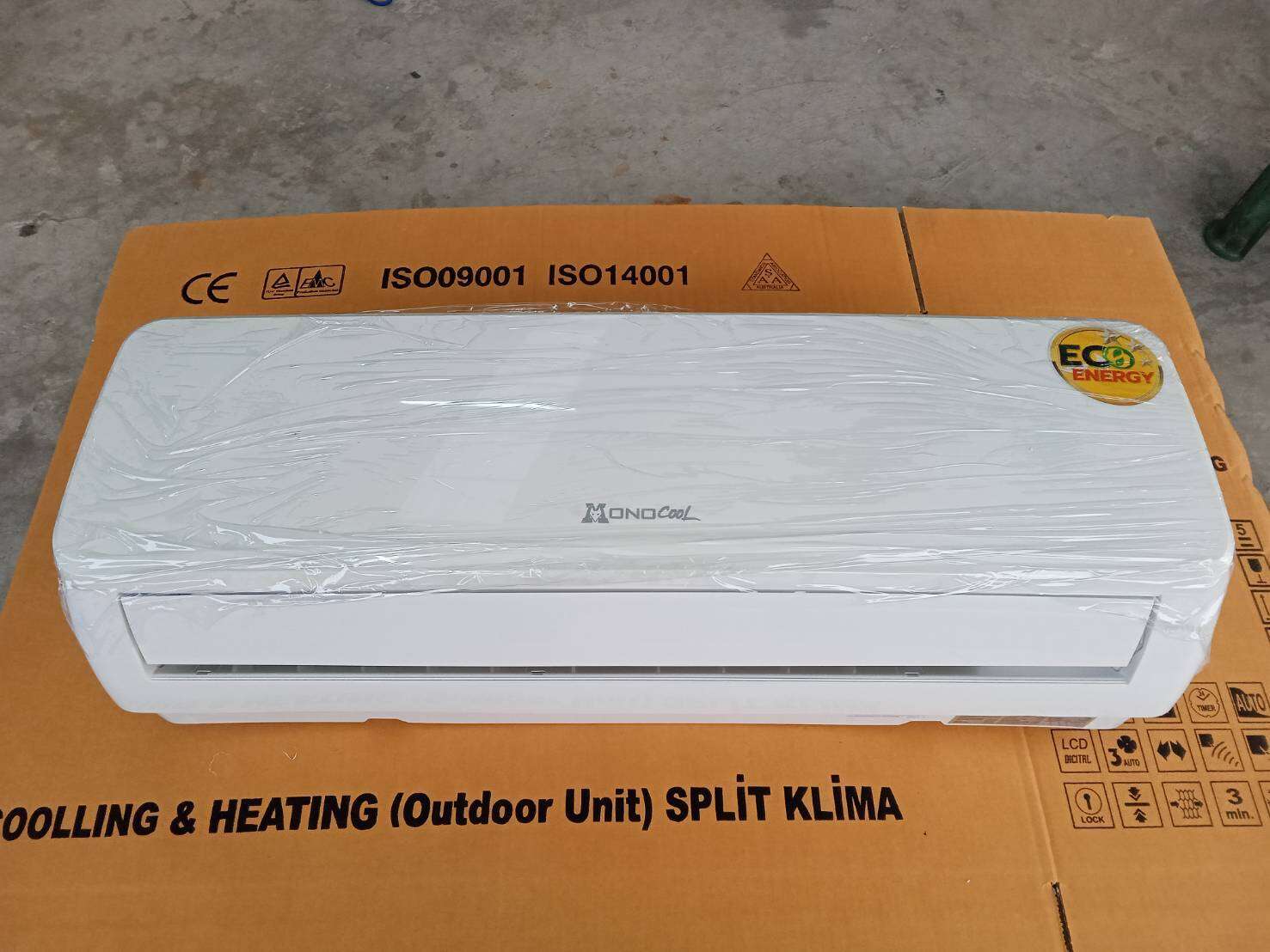 คอยเย็นใหม่ ยี่ห้อ MONO cool ขนาด 12000 btu ใช้กับ9000 btu ได้ ใช้กับ ...