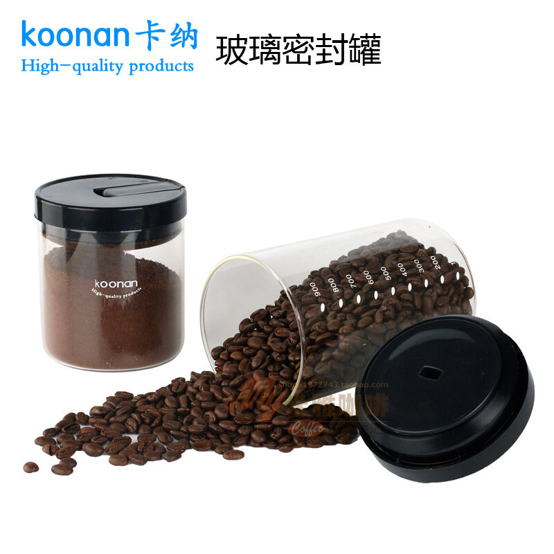 KOONAN Koonan โปร่งใสห้องครัวของใช้ในครัวเรือนขวดโหลดใส่ใบชาขวดใส่ของ ...