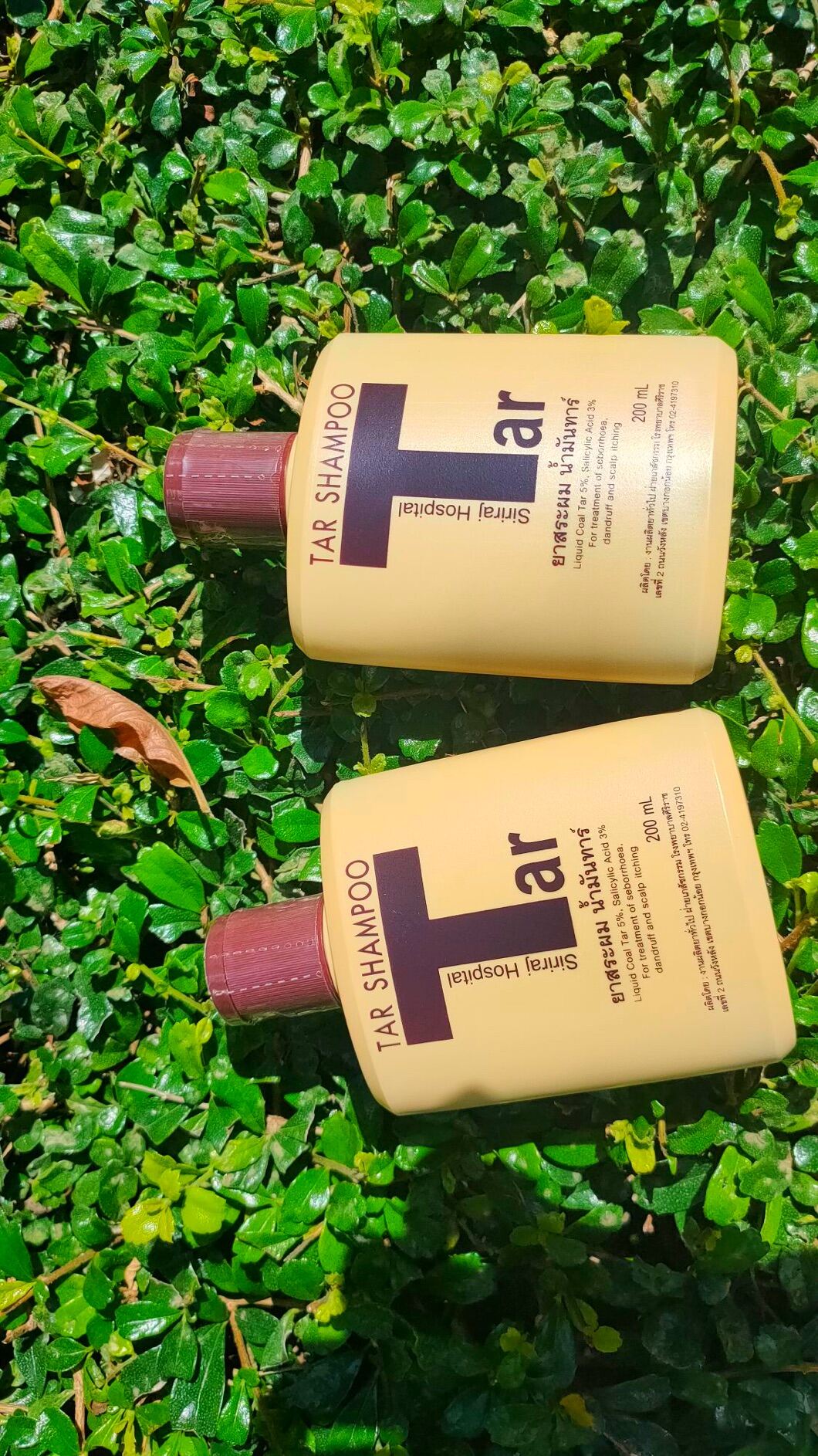 Tar Shampoo ขนาด 200 ml แชมพูน้ำมันดิน Siriraj Hospital โรงพยาบาล ...