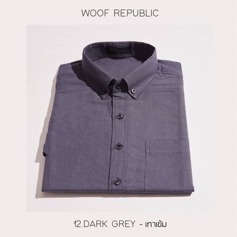 เสื้อเชิ้ตสีพื้นคอปกแขนสั้นทำงาน 29 สี M L XL 2XL 3XL 4XLงานไทย เหมาะกับการทำงาน ใส่สบาย ผ้า ...