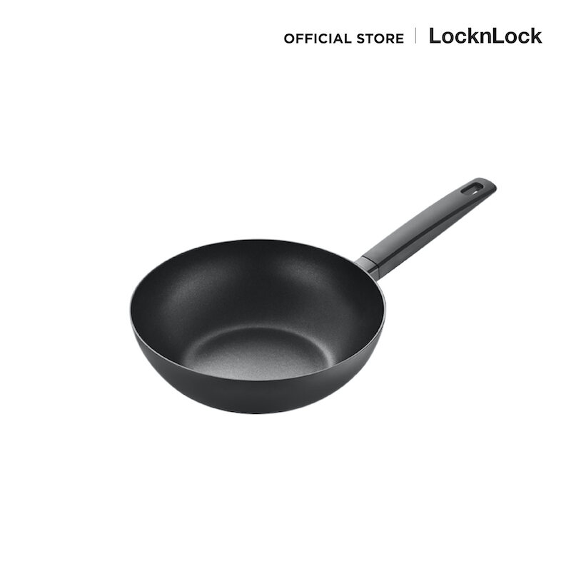 LocknLock กระทะเคลือบ Non-stick ขนาด 26 cm. The Black IH Wok รุ่น LTB1265 - LocknLock - ThaiPick