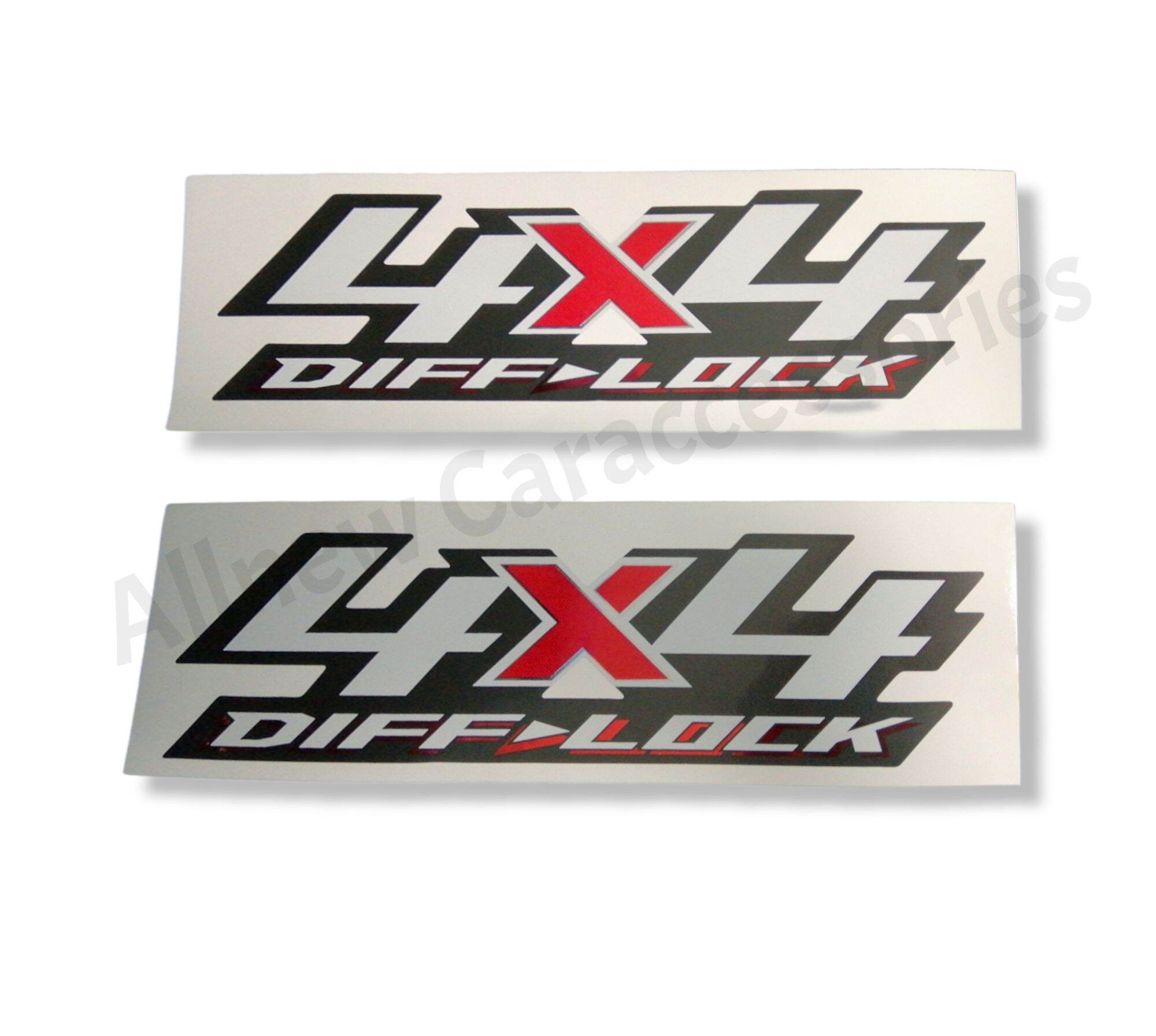 สติ๊กเกอร์ 4x4 DIFF-LOCK ติดข้างท้ายกระบะ ISUZU D-MAX ออนิว ปี 2020 แพ ...
