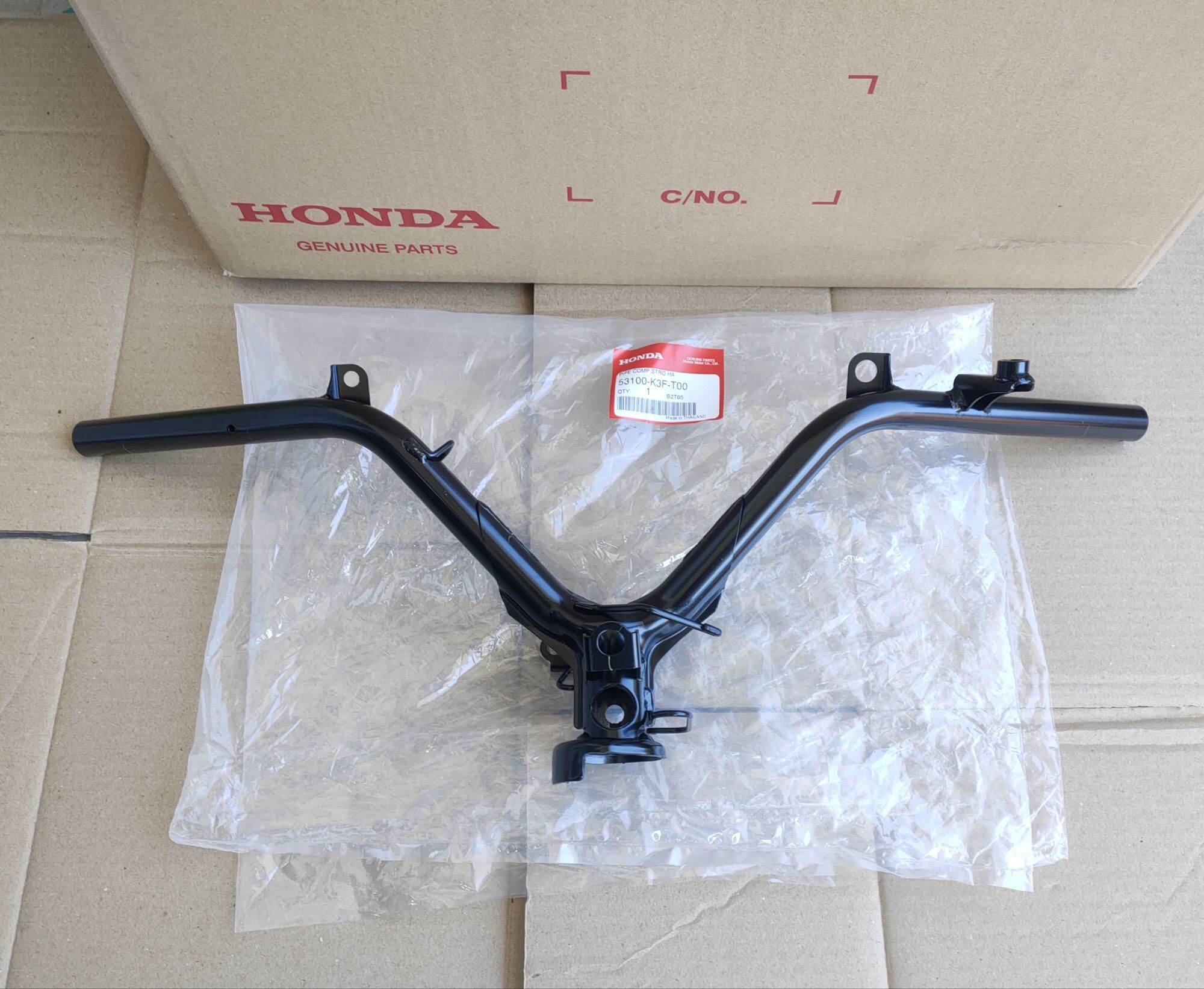 53100-K3Fแฮนด์บังคับเลี้ยวแท้HONDA WAVE125I NEW2023, 1ชิ้น อะไหล่แท้ ...