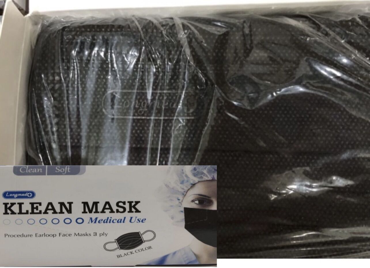 (มาใหม่!สีดำ! ️) หน้ากากอนามัย หน้ากากอนามัยทางการแพทย์! BFE 99% Nelson ...