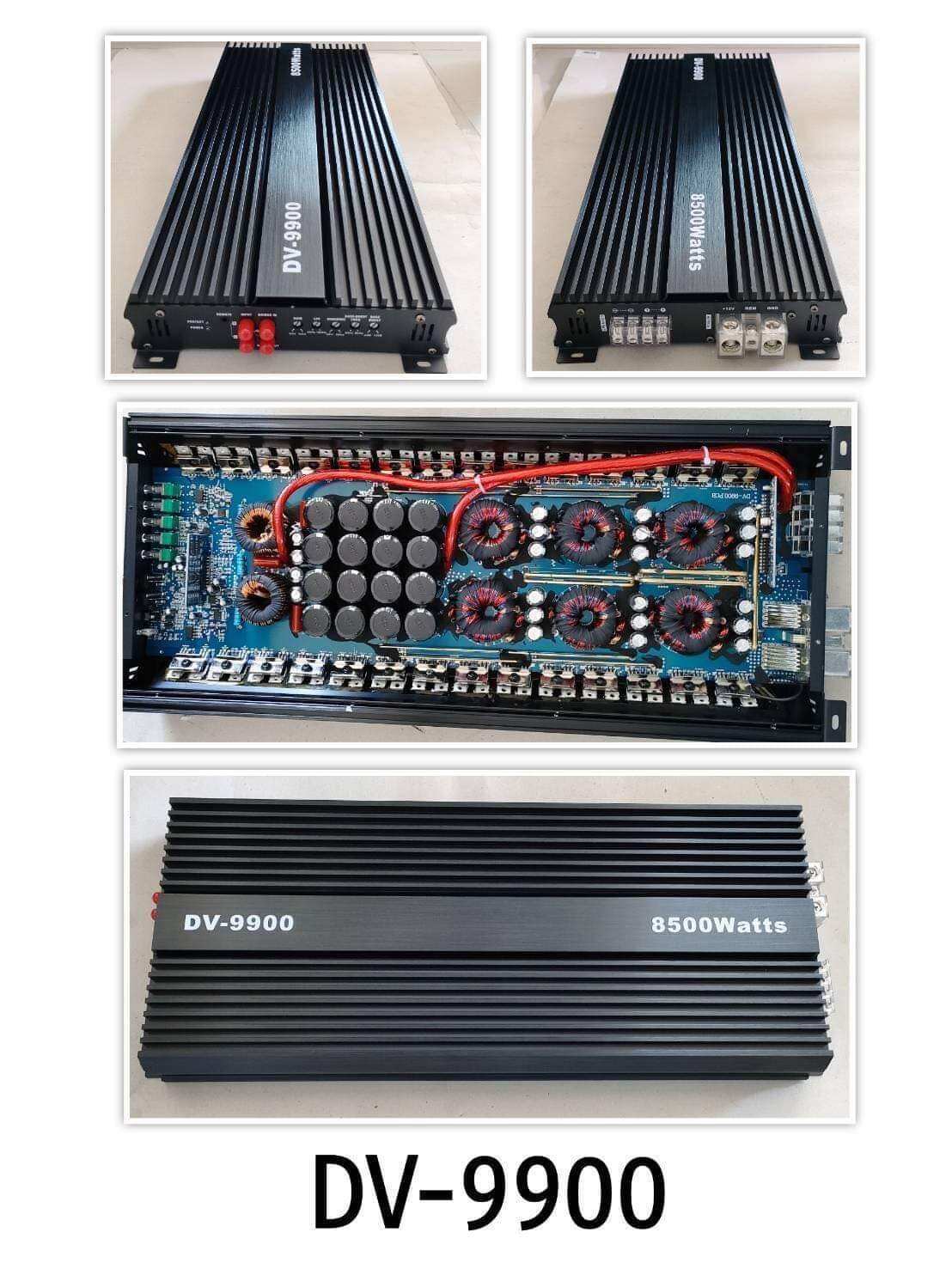 Class D รุ่น DV-9900รุ่นใหญ่ขับ 15"220 ได้ 2ดอก คาปาแน่นๆ เบสลอยๆ - โม ...