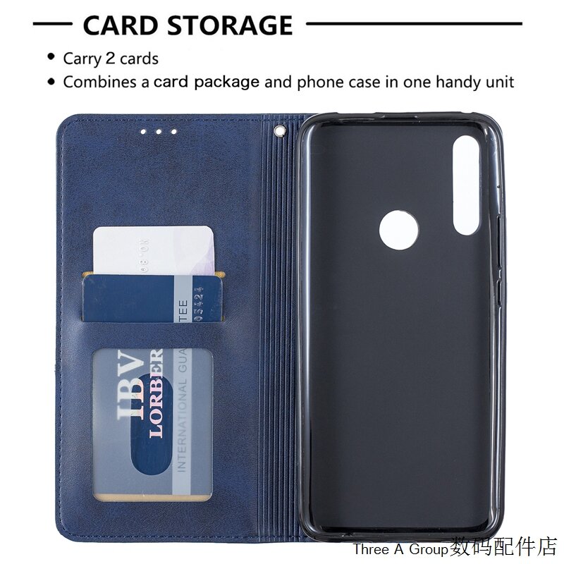 เคสโทรศัพท์มือถือฝาพับ2019เหมาะสำหรับ Huawei y9prime STK-L22เคสป้องกัน ...