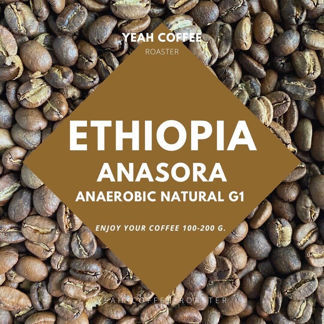 YEAH COFFEE เมล็ดกาแฟ คั่วอ่อน ETHIOPIA ANASORA (Process Anaerobic ...