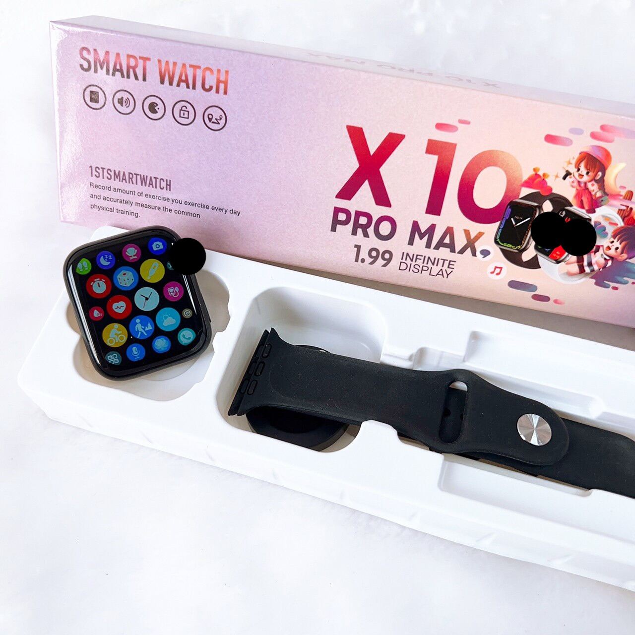 ใหม่ล่าสุด X10 Pro Max 2023 สมาร์ทวอชใหม่ล่าสุด มีเกมส์วัดอุณหภูมิได้ ...