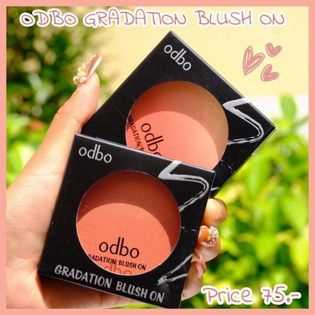 ODBO GRADATION BLUSH ONบลัชออนไล่โทนสี ให้สีสวยเป็นธรรมชาติODBO ...
