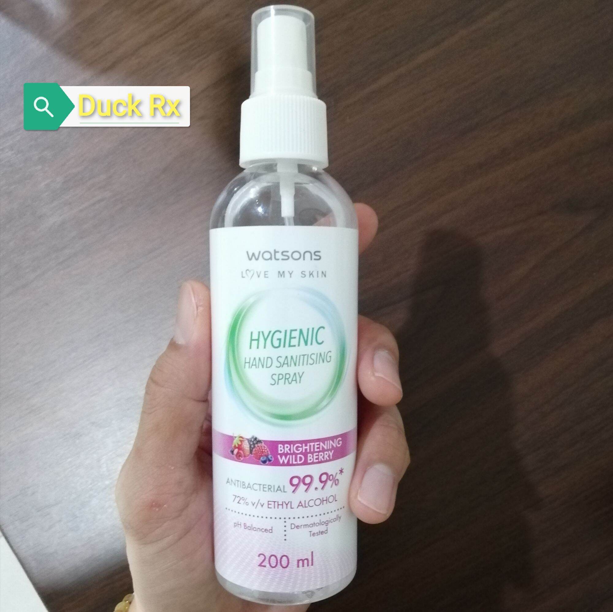 Exp.052024 watsons HYGIENIC HAND SANITISING SPRAY 200 ml. 72 vv ethyl ...
