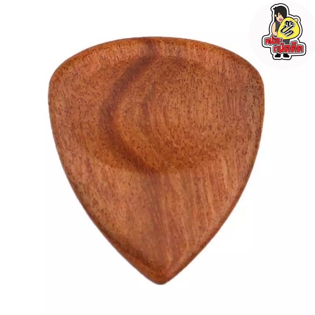 (สต๊อกไทยพร้อมส่ง????????) ปิ๊กกีตาร์ ปิ๊กกีต้าร์ ไม้จริง (Solid Red ...