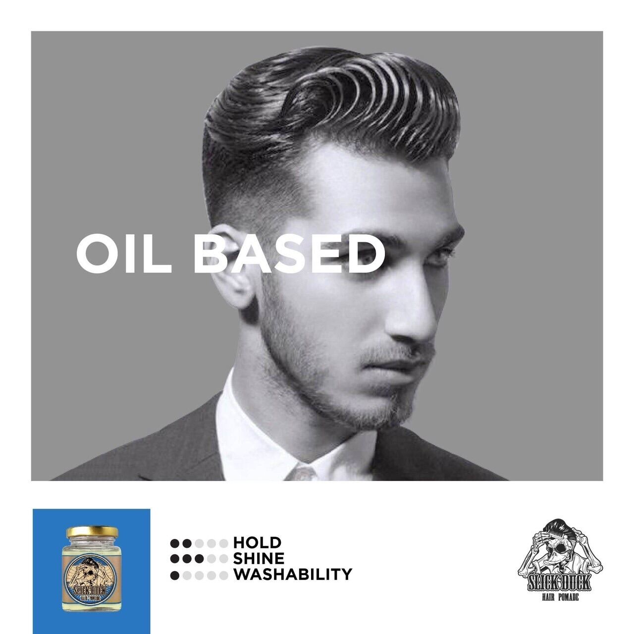 Oil-based Pomade ( ออย เบส ) - Slick Duck - ThaiPick