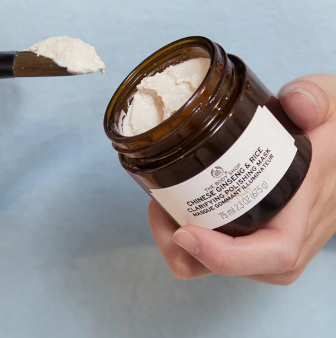 The body shop Chinese Ginseng & Rice Clarifying Polishing Mask 75ml ...