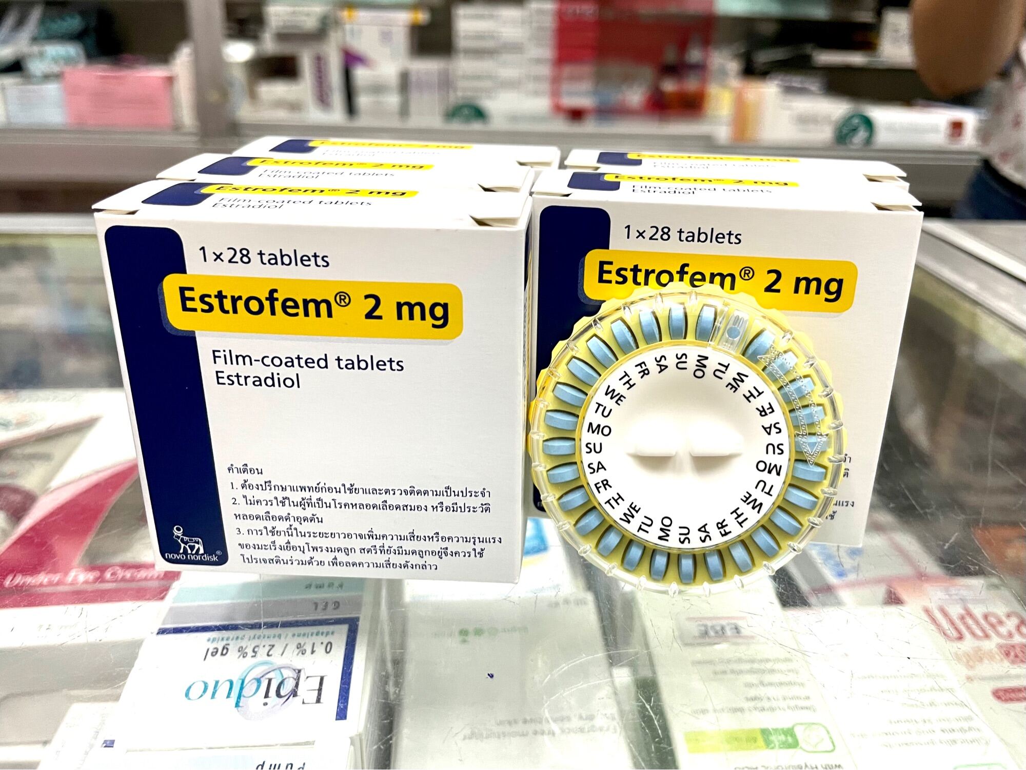 เอสโตรเฟม_Estrofem_2mg (1กล่อง) รับหมอมาขาย ปลอดภัย ...