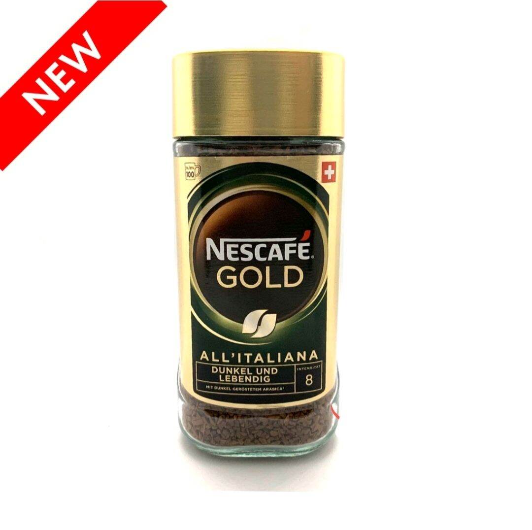 NESCAFE GOLD ALL ITALIANA 200g EXP. 08/2023 เนสกาแฟ โกลด์ ออล อิตาเลีย ...