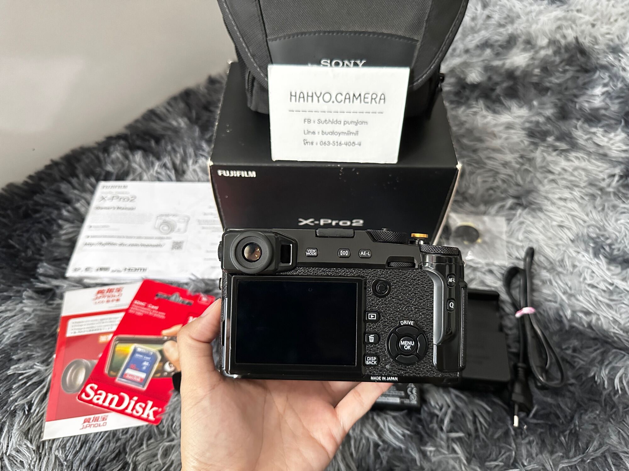 Body fuji xpro2 สีดำอดีตศูนย์ไทย - Hahyo.camera - ThaiPick