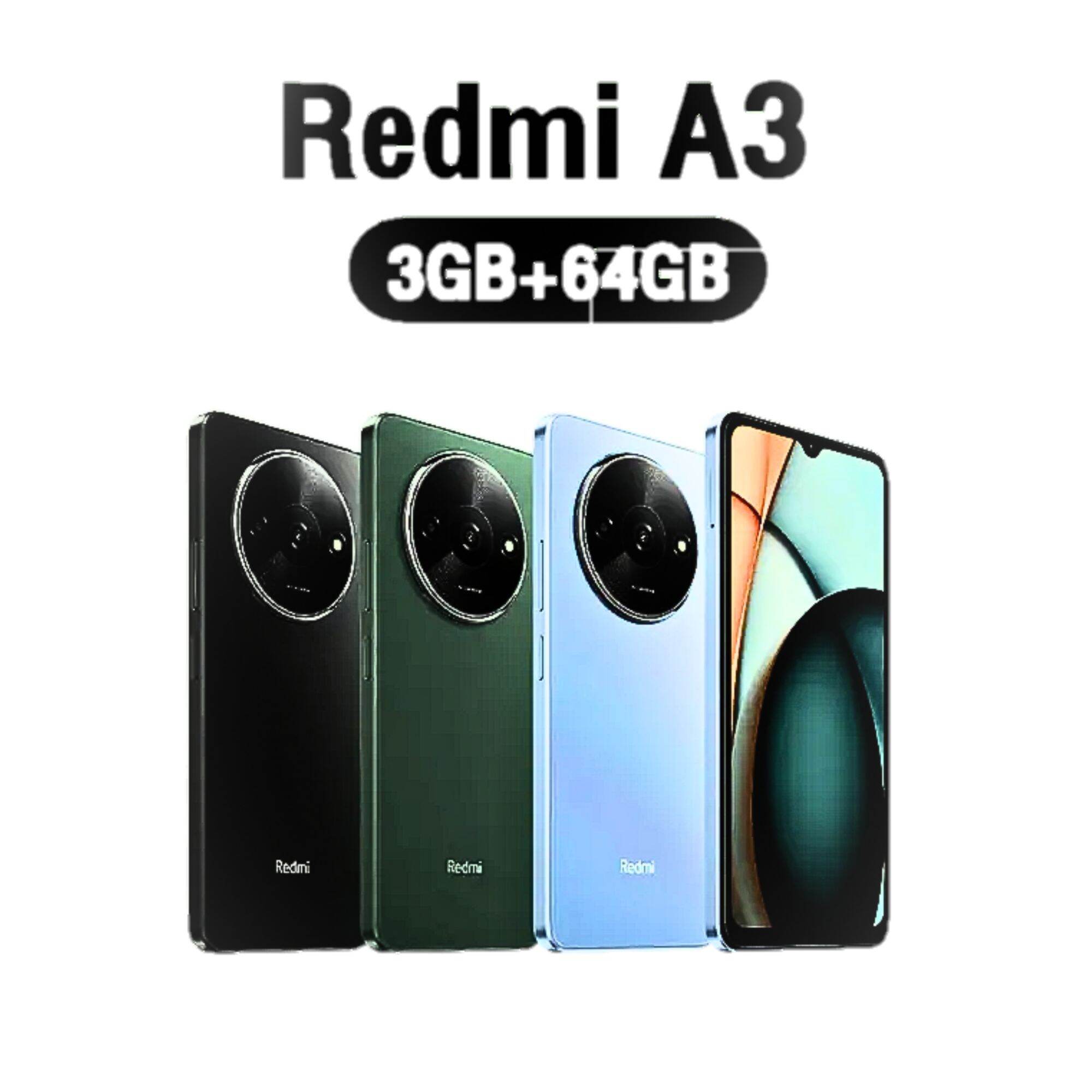 [ Redmi A3 ] 6.7-inch IPS LCD screen, Android 14 operating system, RAM ...