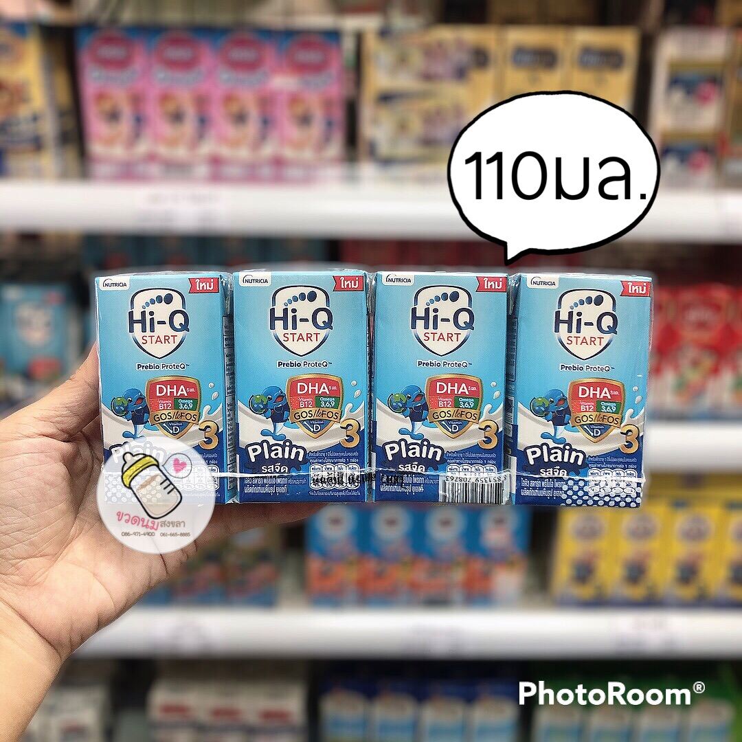 (110มล.x48กล่อง) UHT Hi-Q START สูตร3 รสจืด - BABY_NT - ThaiPick