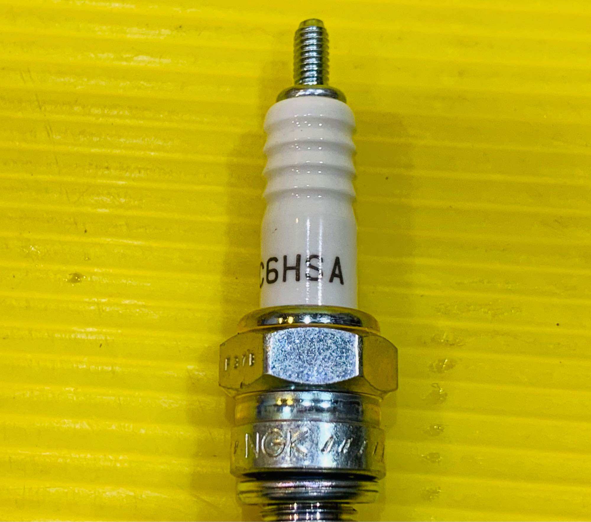 หัวเทียน มอเตอร์ไซค์ NGK C6HSA (10หัว1กล่อง) WAVE-Z100SPARKSMASH ของแท้ ...