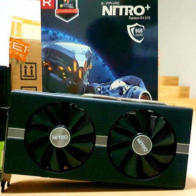 VGA (การ์ดแสดงผล) RX 570 8GD5 OC SAPPHIRE NITRO - เจแอนท์อาร์ ร้าน ไอที ...