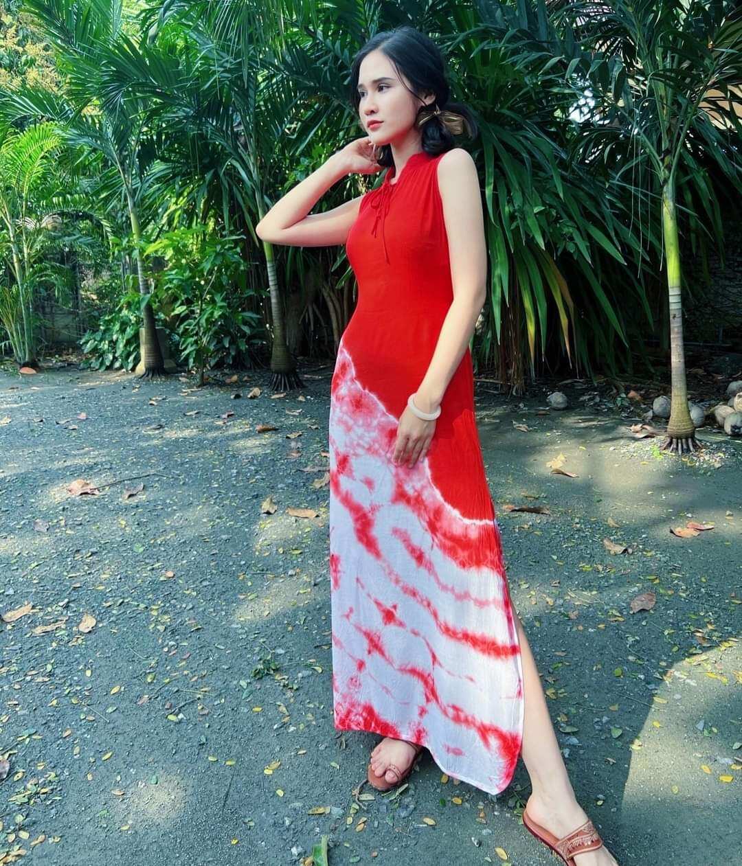 ชุดเดรส ผ้ามัดย้อม - nongkharn - ThaiPick