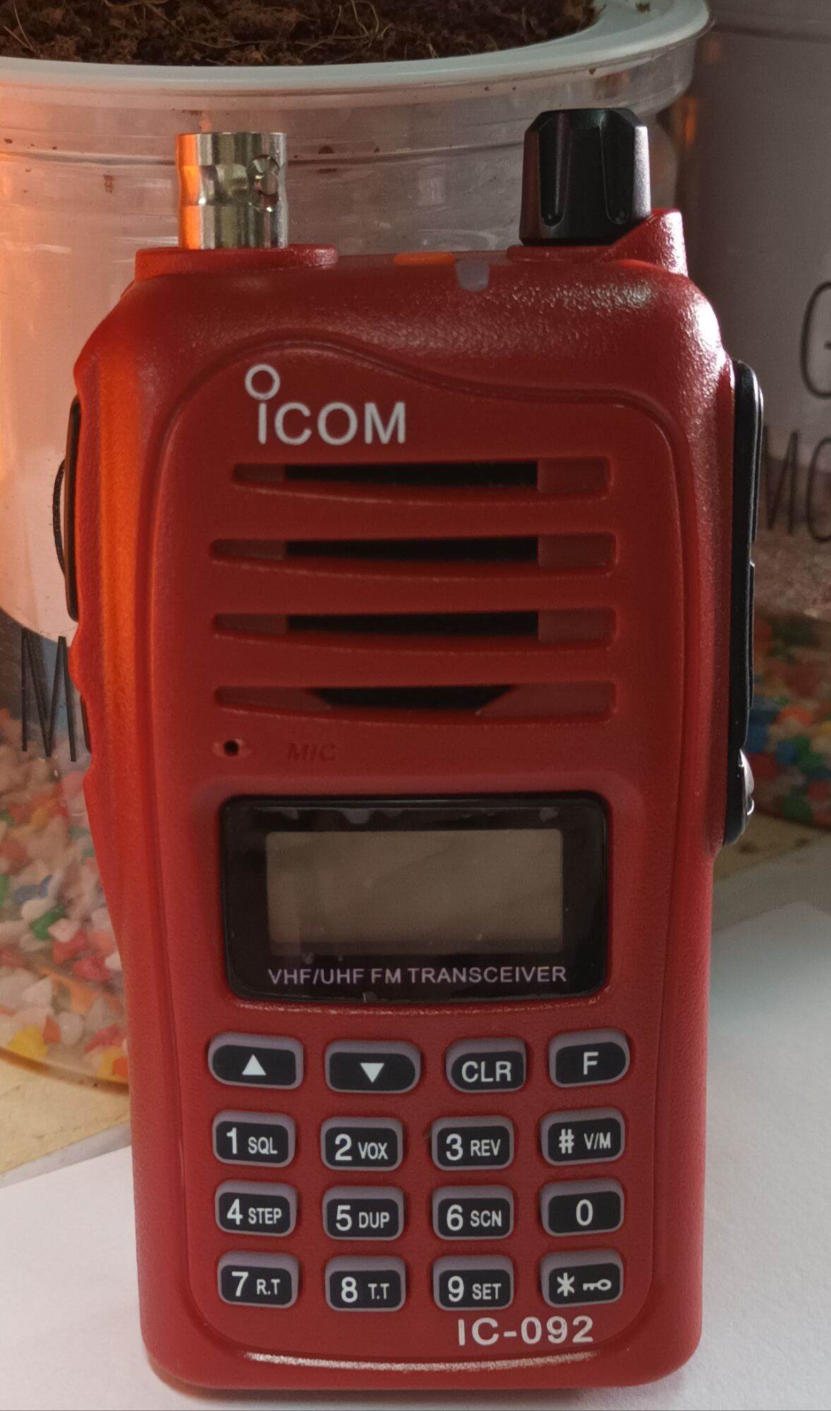 วิทยุสื่อสาร IC-240E IC-092 IC-920อุปกรณ์ครบเซท+ประกันร้าน วิทยุเครื่องแดง - Thanacom Radio ...