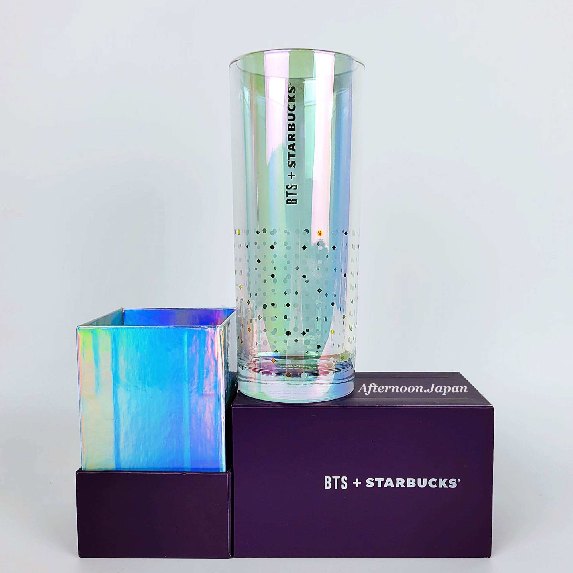 🎇 [พร้อมส่ง] แก้วใสทรงสูง Starbucks x BTS / starbucks แท้💯‼️ | Lazada.co.th