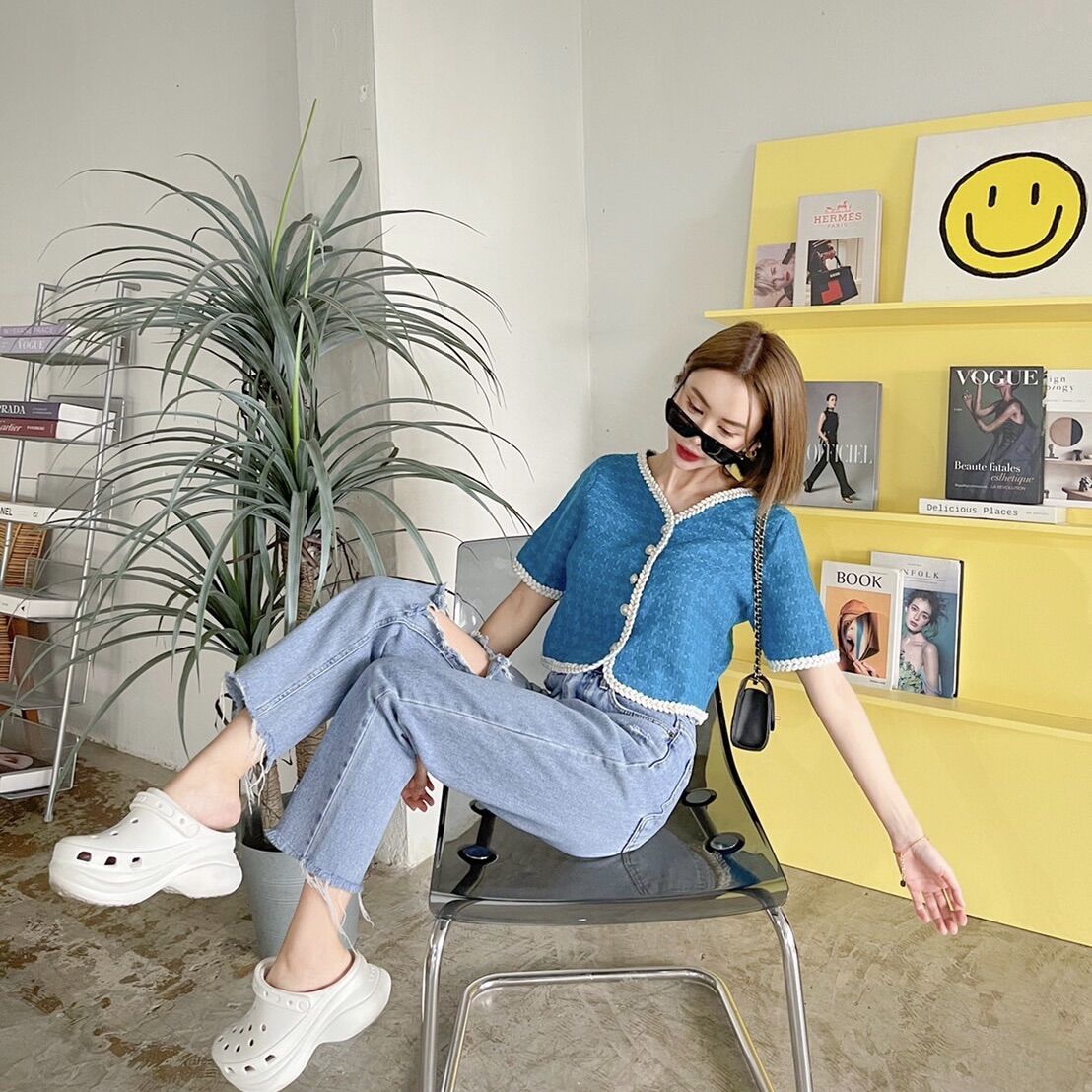 Bemingtop350 - Beming Tweed Top02 - BEMING.BKK - ThaiPick