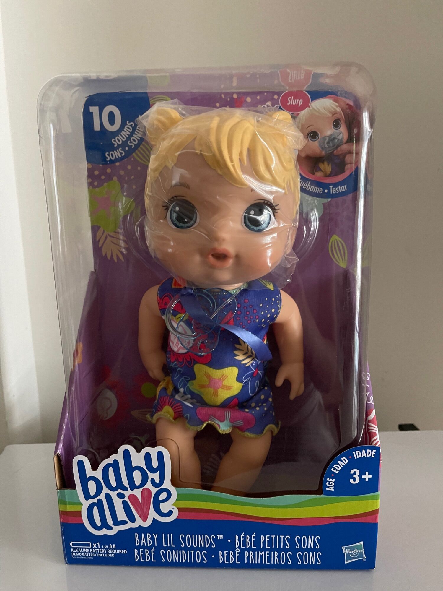 พร้อมส่ง Baby Alive Baby Lil Sounds Interactive Baby Doll for Girls ...