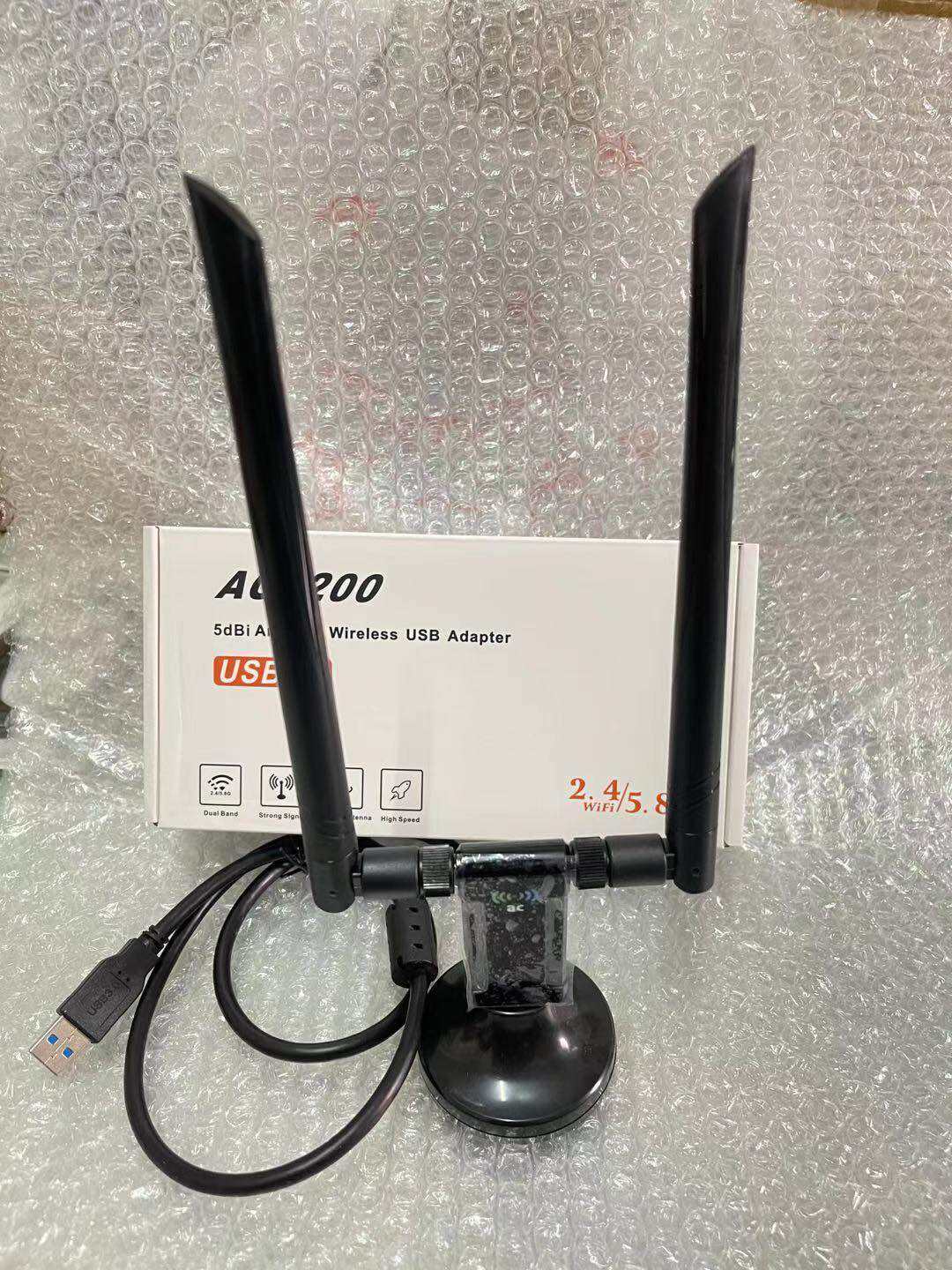 AC1200M คุณภาพสูงไร้สาย MT7612U Stable WiFi Dongle ไดร์เวอร์ USB WiFi ...