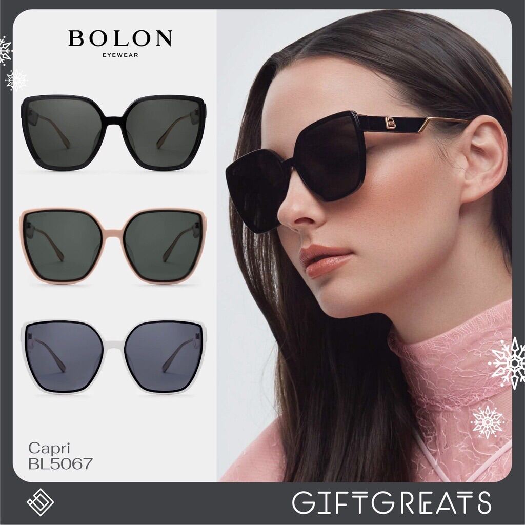 FW22 BOLON แว่นกันแดด รุ่น Capri BL5067 C10 C21 C90 เลนส์ Nylon TRStainless แว่นของญาญ่า ...