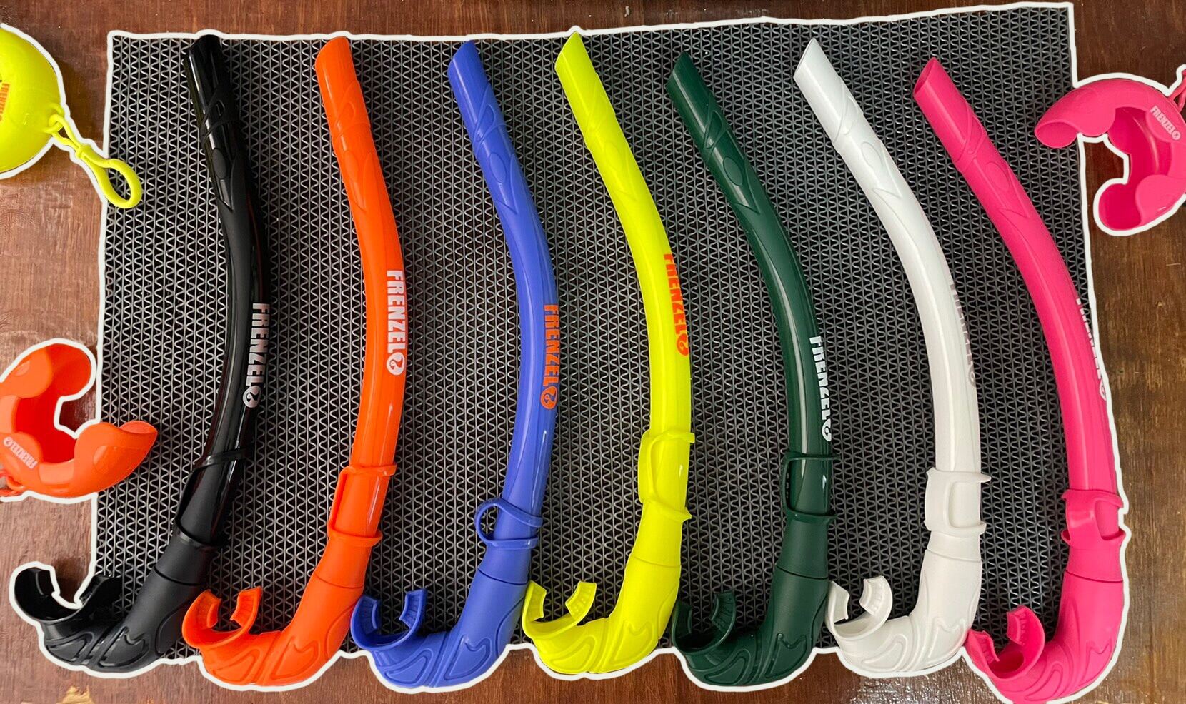 Frenzel Freediving snorkel liquid silicone - ออลบลู - ThaiPick