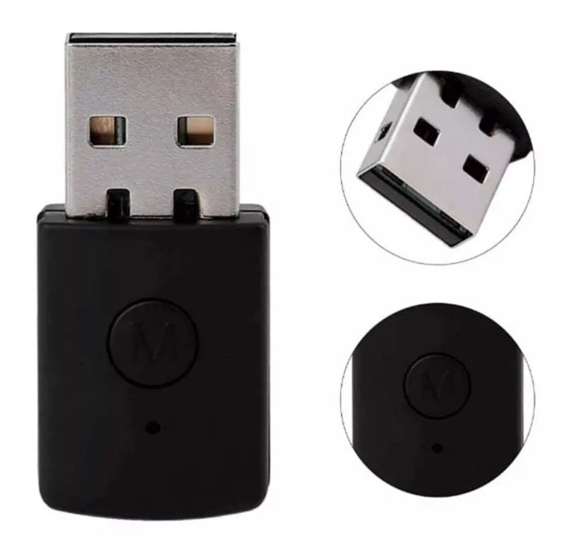 Portable USB2.0 3.5mm Bluetooth Headset Controller Wireless Adapter Dongle for PS45 2021 New ...