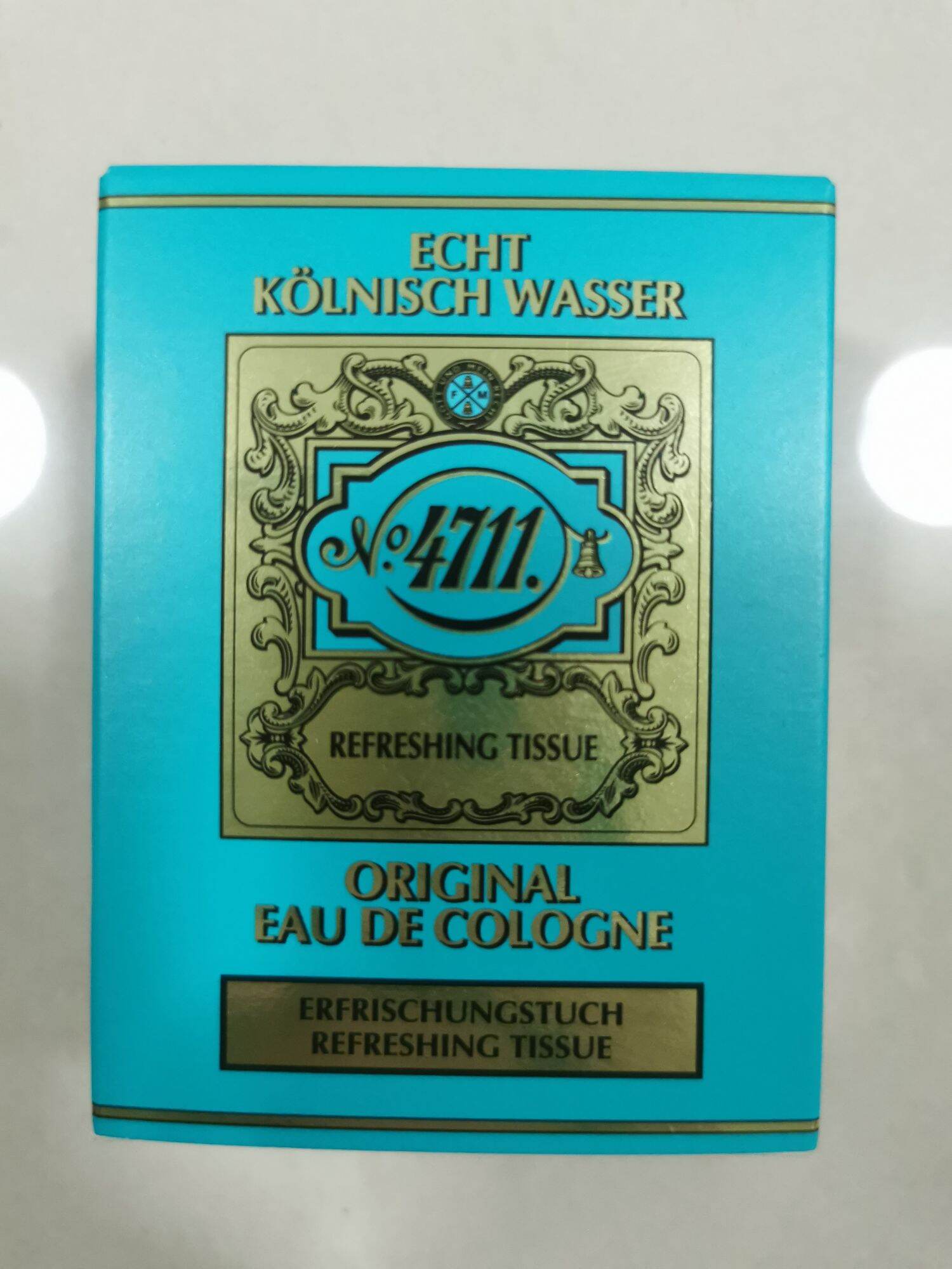 4711 กระดาษเย็น 10 ชิ้น Original Eau De Cologne Refreshing Tissue ผลิต ...