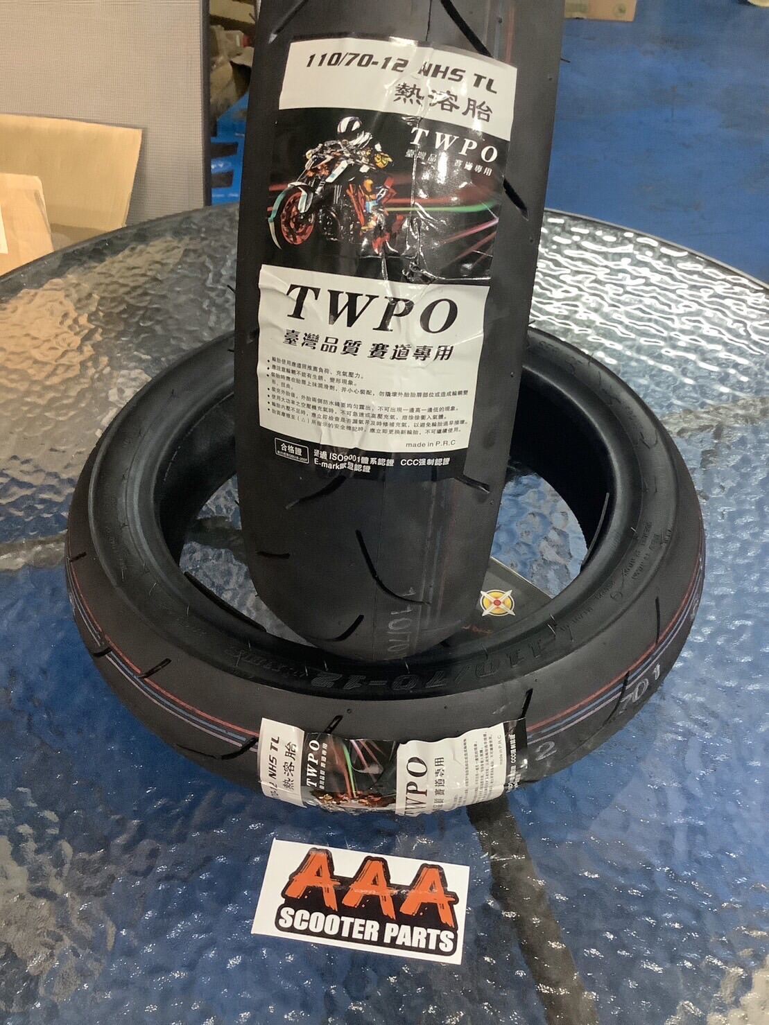 ยาง 11070-12 ยี่ห้อ TWPO - Bangkok Scooter Parts - ThaiPick