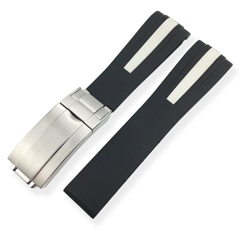 สายนาฬิกายางเหมาะสำหรับ IWC เจ้าชายน้อยนักบินใหญ่มาร์คสิบแปด Longines ...