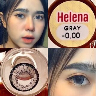 Helena gray รุ่นเทาหม่น ตัดขอบตาหวานแป๋ว | Lazada.co.th