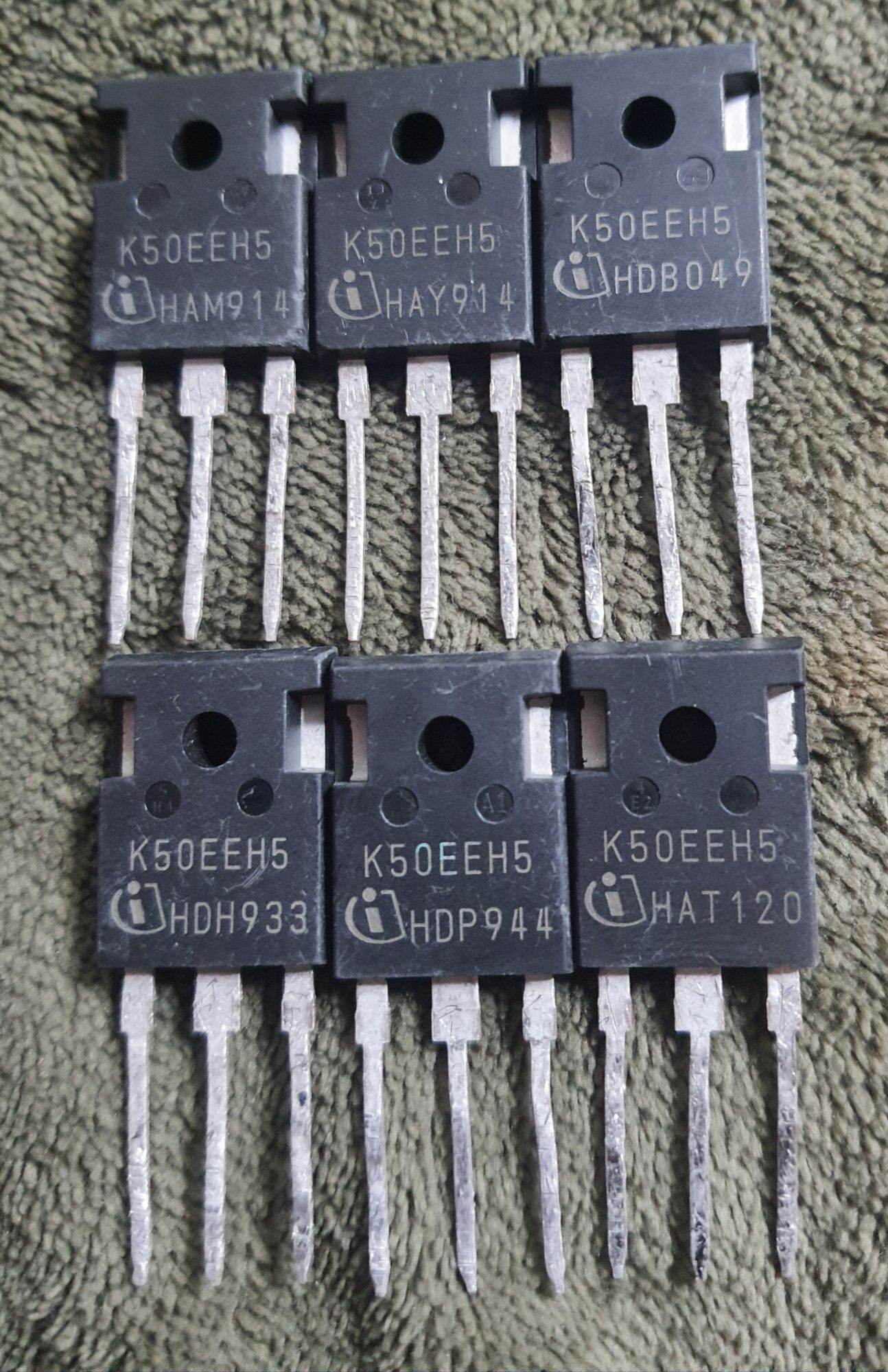 2ชิ้น K50EEH5 50A 650V High speed switching IGBT ความถี่สูงสำหรับสวิท ...