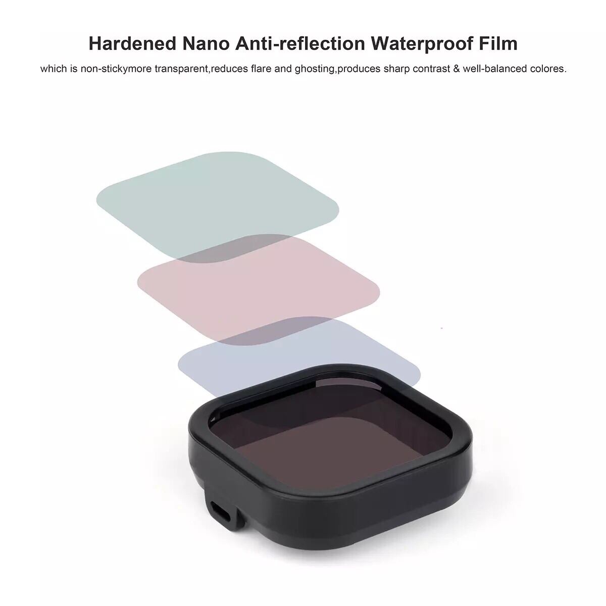 CPL ND8 ND16 ND32 Red Magenta Filter for GoPro Hero 10 9 Black Red ...